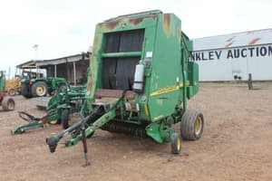 SOLD - JD 467 MEGA WIDE ROUND BALER W/ SHAFT AND MONITOR Hay and Forage ...