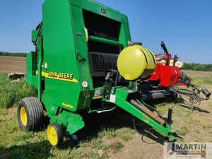 SOLD - JD 467 silage special round baler Hay and Forage with --- Bales ...