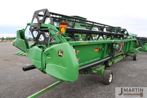 SOLD - John Deere 630F Lot No. 2337 Harvesting with 30 ft | Tractor Zoom