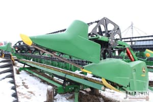 SOLD - JD 630F 30' hydra-flex flex head Harvesting with 30 ft | Tractor ...