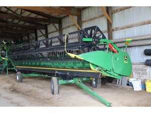 SOLD - John Deere 630F Lot No. 128 Harvesting with 30 ft | Tractor Zoom