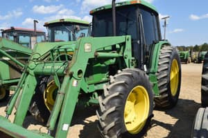 SOLD - JD 6400 C/A 4WD W/640LDR AND BUCKET Tractors with 100 HP ...