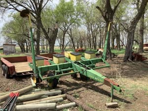 SOLD - JD 7000 4 Row Wide Planter Planting with 4 Rows | Tractor Zoom
