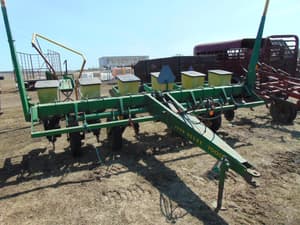 SOLD - JD 7000 - 6 ROW 30" PLANTER WAVY FURROW OPENERS Planting with 6 ...