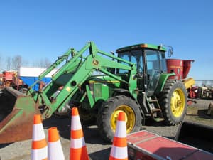 SOLD - JD 7400 Tractor, 4WD, w/JD 740 Loader, Cab, Dsl, Tractors with ...