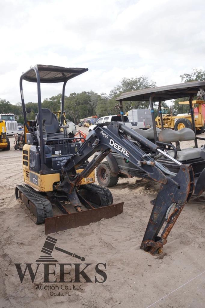 John Deere 17G Construction Compact Excavators for Sale | Tractor Zoom