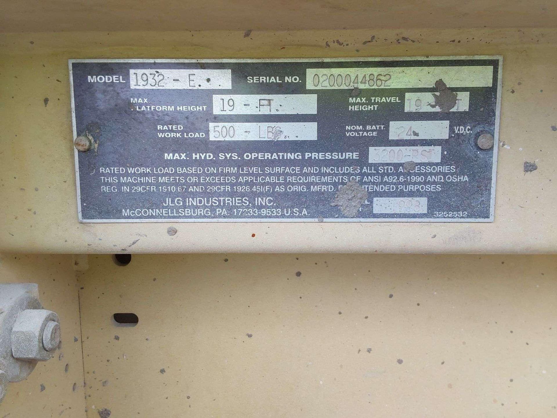 JLG 1932 Construction Aerial Lifts for Sale | Tractor Zoom