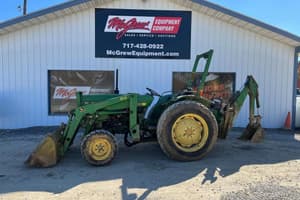 SOLD - John Deere 1050 Tractor Loader Backhoe Tractors with 715 Hrs ...