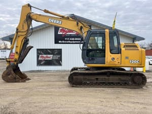 SOLD - John Deere 120C Lot No. 400 Construction with --- Hrs | Tractor Zoom