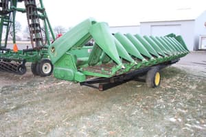 SOLD - John Deere 1291 12-row 22" Corn Head Harvesting with 12 Rows ...