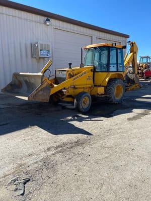 SOLD - John Deere 210c backhoe Construction with 5,746 Hrs | Tractor Zoom
