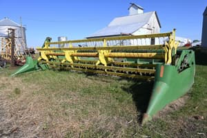 SOLD - John Deere 220 20' platform Harvesting with 20 ft | Tractor Zoom