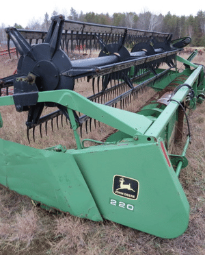 SOLD - John Deere 220 Harvesting | Tractor Zoom