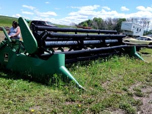 SOLD - John Deere 220 Harvesting | Tractor Zoom