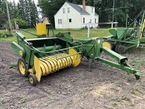 SOLD - John Deere 24T square baler Hay and Forage with --- Bales ...