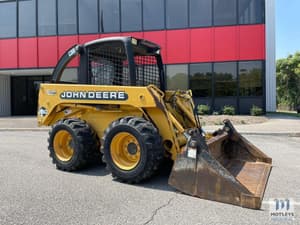 SOLD - John Deere 250 Skid Steer Loader W/ Combo Bucket Construction ...
