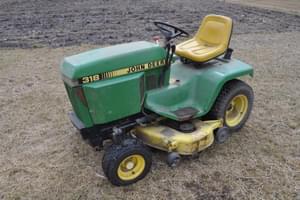 SOLD - John Deere 318 riding lawn mower Other Equipment with 48 inches ...