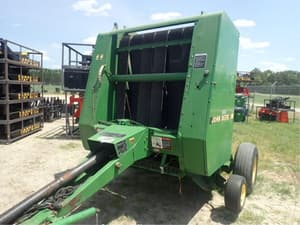 SOLD - John Deere 335 Round Baler Hay and Forage with --- Bales ...