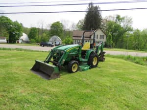 SOLD - JOHN DEERE 3520 TRACTOR LOADER BACKHOE 300CX LOADER, 485 BACKHOE ...