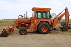 SOLD - John Deere 410-D Backhoe w/cab Construction with 4,665 Hrs ...