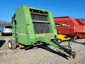 SOLD - JOHN DEERE 435 ROUND HAY BALER, STRING TIE, 4X5, S# 00435X925572 ...