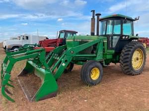 SOLD - John Deere 4450 with 725 Loader and Grapple Tractors with 155 HP ...