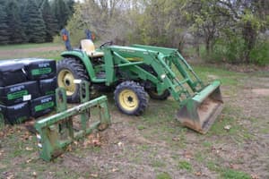 SOLD - John Deere 4500 tractor with 460 loader Tractors with 3,331 Hrs ...