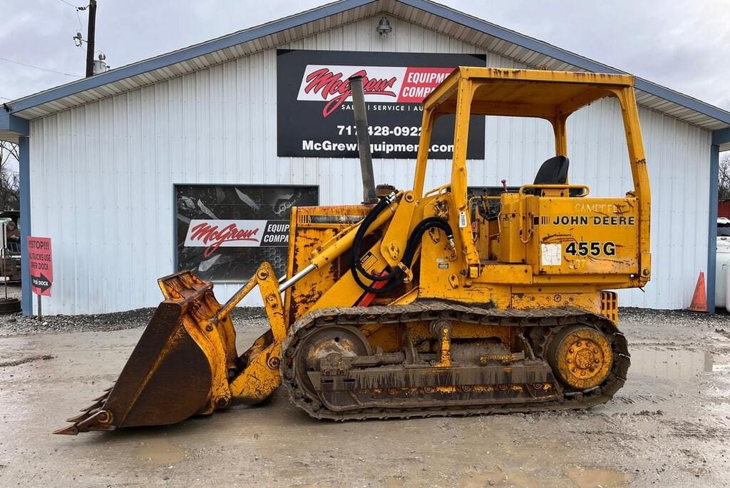 SOLD - John Deere 455G Crawler Loader Construction with 1,049 Hrs ...