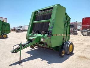 SOLD - John Deere 535 Round Bale Baler Hay and Forage with --- Bales ...
