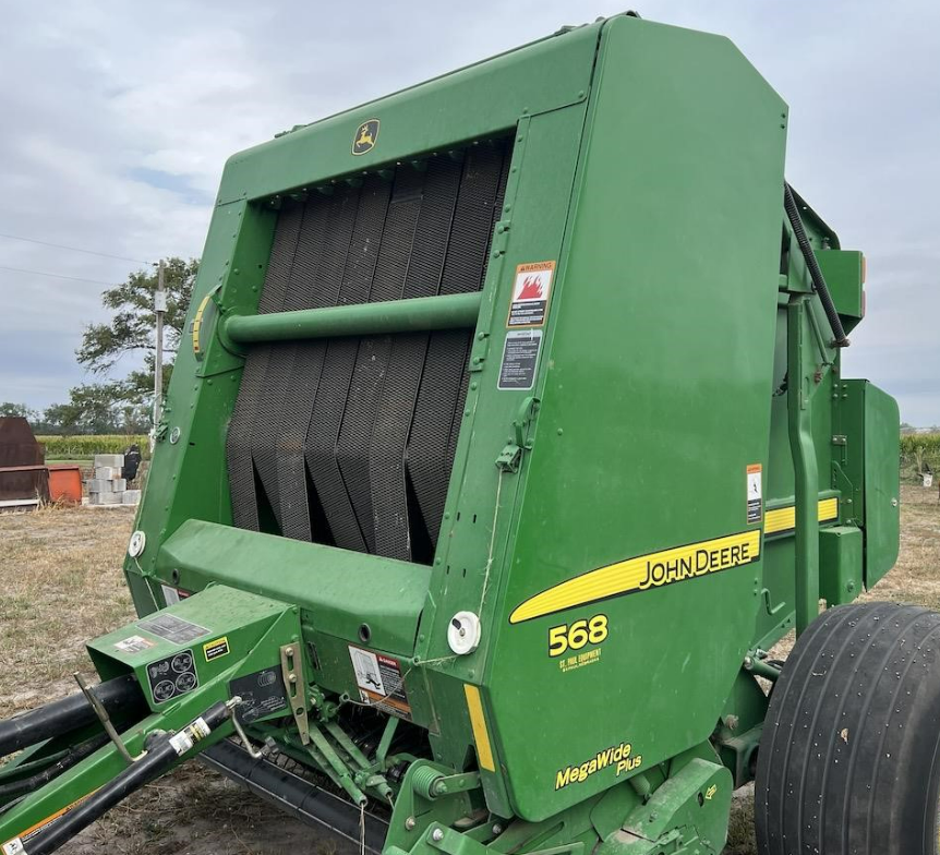 SOLD - John Deere 568 Silage Mega Wide Plus Hay and Forage with 8,365 ...