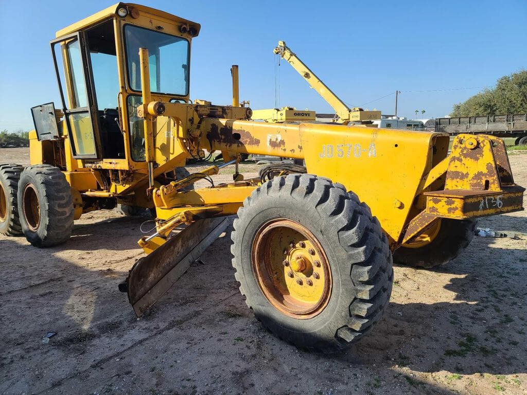 John Deere 570A Construction Motor Graders for Sale | Tractor Zoom