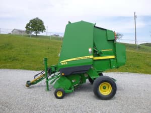 SOLD - John Deere 582 Lot No. 9160 Hay and Forage with --- Bales ...