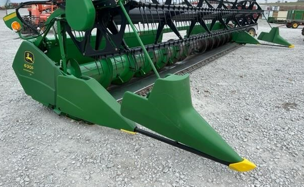 SOLD - John Deere 630F Harvesting with 30 ft | Tractor Zoom