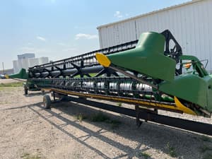 SOLD - John Deere 630F Lot No. 1203 Harvesting with 30 ft | Tractor Zoom