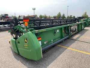 SOLD - John Deere 630F Lot No. 199 Harvesting with 30 ft | Tractor Zoom