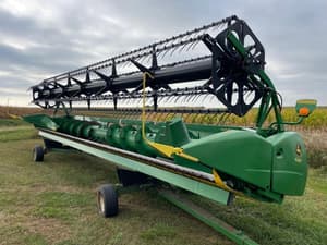 SOLD - John Deere 630F Lot No. 35 Harvesting with 30 ft | Tractor Zoom