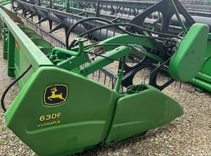 SOLD - John Deere 630F Stock No. 10575 Harvesting with 30 ft | Tractor Zoom