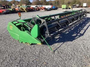 SOLD - John Deere 630F Lot No. 1295 Harvesting with 30 ft | Tractor Zoom