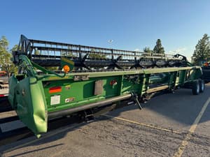 SOLD - John Deere 630F Lot No. 245 Harvesting with 30 ft | Tractor Zoom