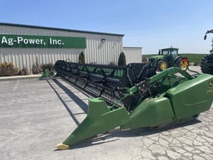 SOLD - 2013 John Deere 635FD Stock No. 85531 Harvesting with 35 ft ...