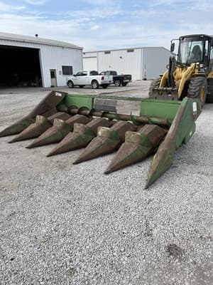 SOLD - John Deere 643 Lot No. 8762 Harvesting with 6 Rows | Tractor Zoom
