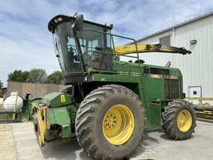 SOLD - John Deere 6810 Stock No. 244992005 Harvesting with 3,442 Hrs ...