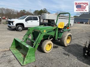 SOLD - John Deere 755 Tractor with John Deere 70 Loader Tractors with ...