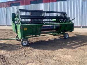 SOLD - John Deere 915 Lot No. 55387 Harvesting with 15 ft | Tractor Zoom