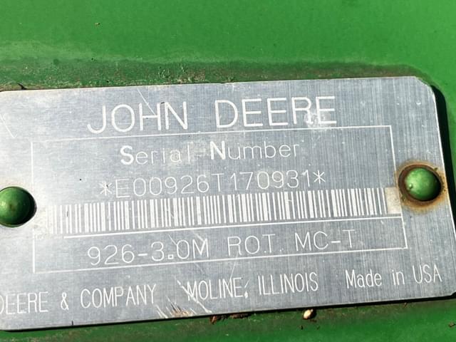 John Deere 926 Lot No. 7 Hay and Forage For Sale | Tractor Zoom