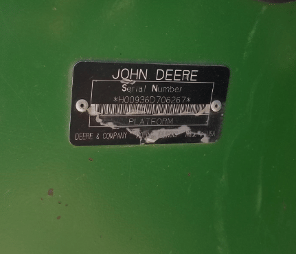 John Deere 936D Harvesting Headers - Platform for Sale | Tractor Zoom