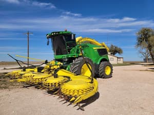 SOLD - JOHN DEERE 9900i Forage Harvester Harvesting with 812 Hrs ...