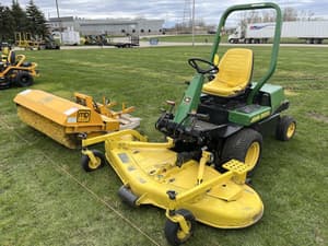 SOLD - John Deere F932 Front Mount Mower w/ Sweeper Other Equipment ...
