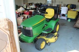 SOLD - John Deere GX345 Lawn Tractor Other Equipment with 817 Hrs ...