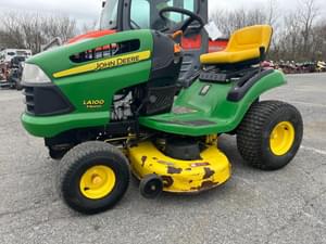 SOLD - John Deere LA100 42" Lawn Mower Tractor Other Equipment with 42 ...